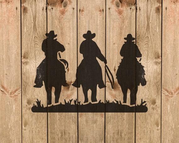Cowboy Stencil