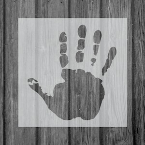 Handprint Stencil, Reusable Stencil for Painting, 851 - Etsy