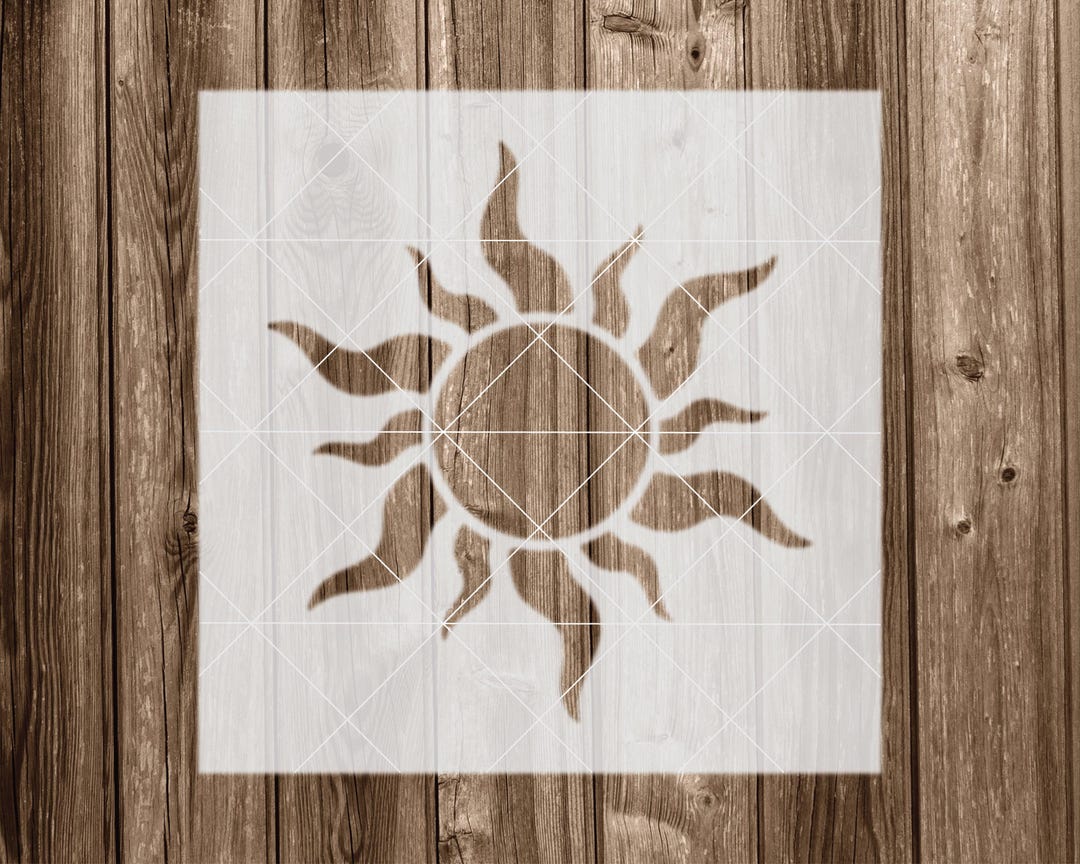 Sun Stencil, Reusable Stencil for Painting, 2207 - Etsy