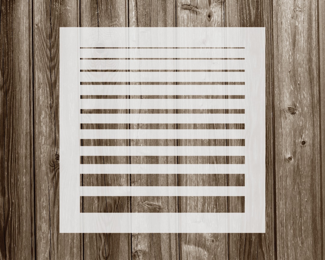 Stripes Stencil, Reusable Stencil for Painting, 266 - Etsy