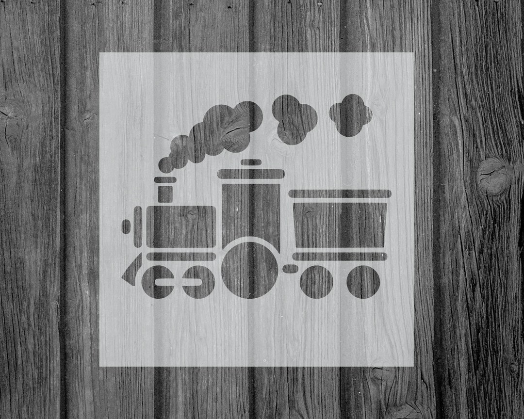 Train Stencil, Reusable Stencil for Painting, 846 - Etsy