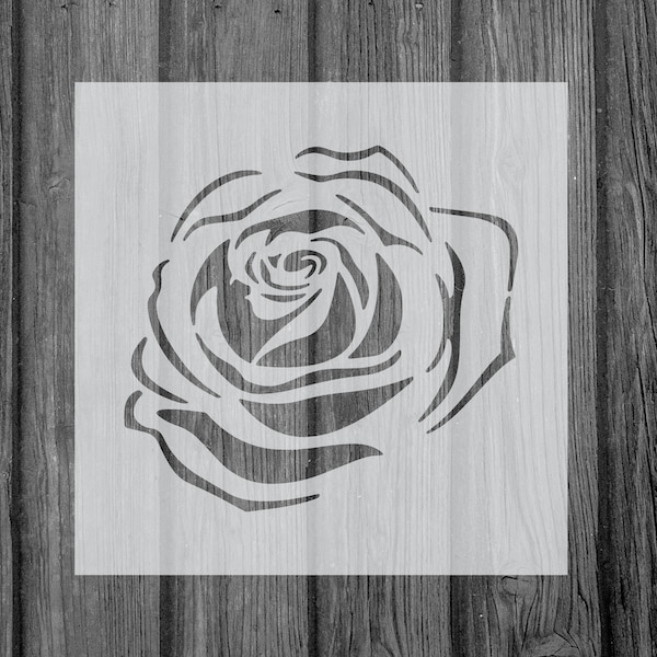 Rose Stencil - Etsy