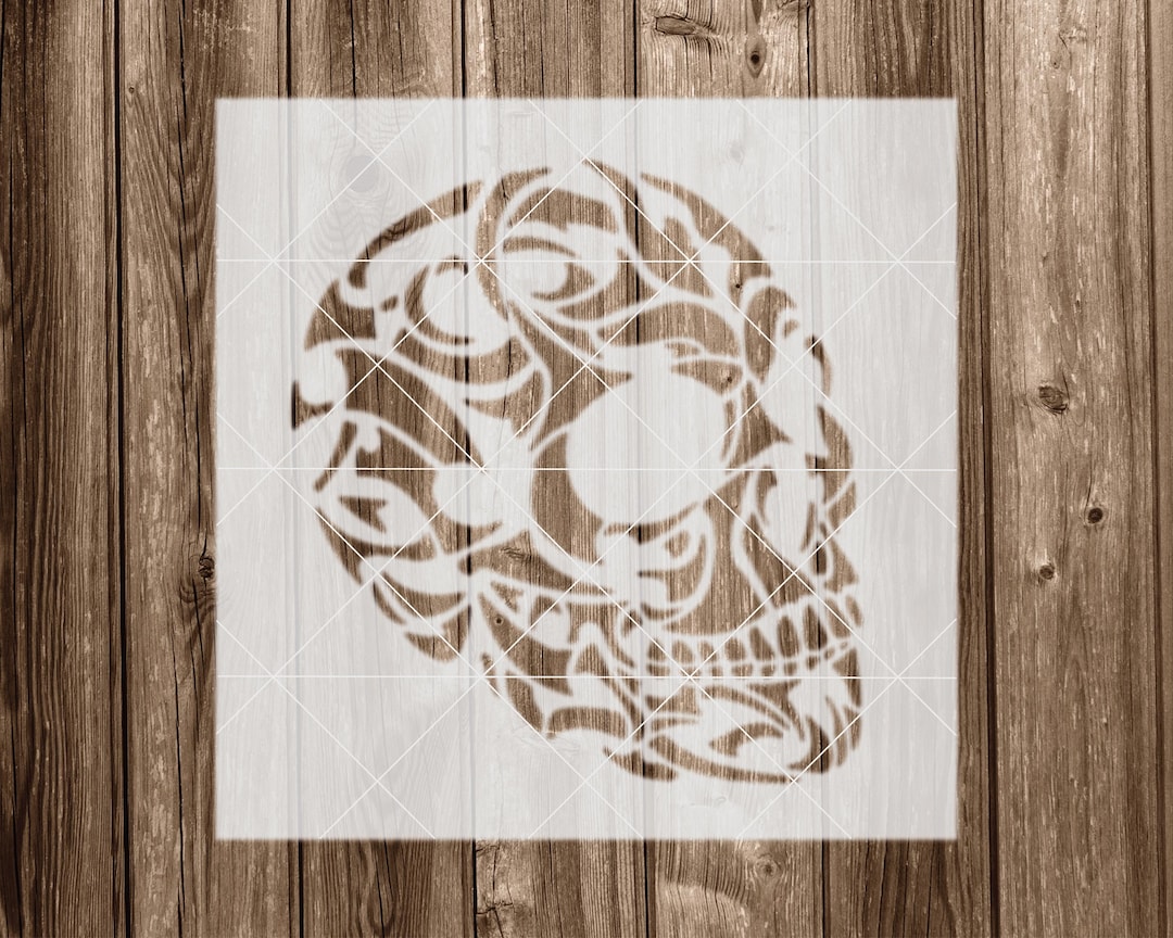 Skull Stencil, Reusable Stencil for Painting, 2320 - Etsy
