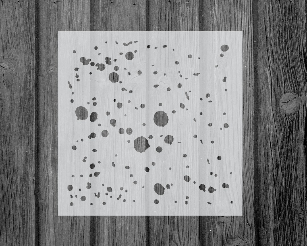 Splatter Stencil, Reusable Mylar Craft Stencil for Painting, 805 - Etsy