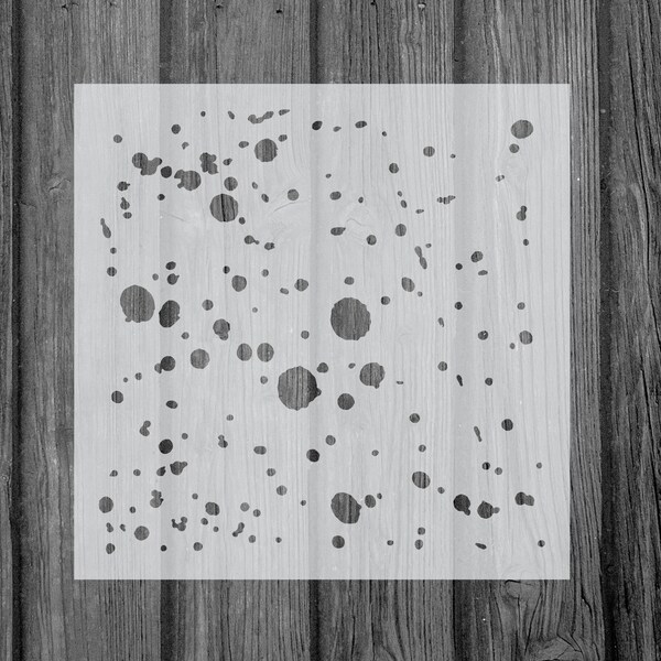 Splatter Stencil - Etsy