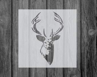 Deer Stencil Reusable Deer Stencils Large Deer Stencil - Etsy
