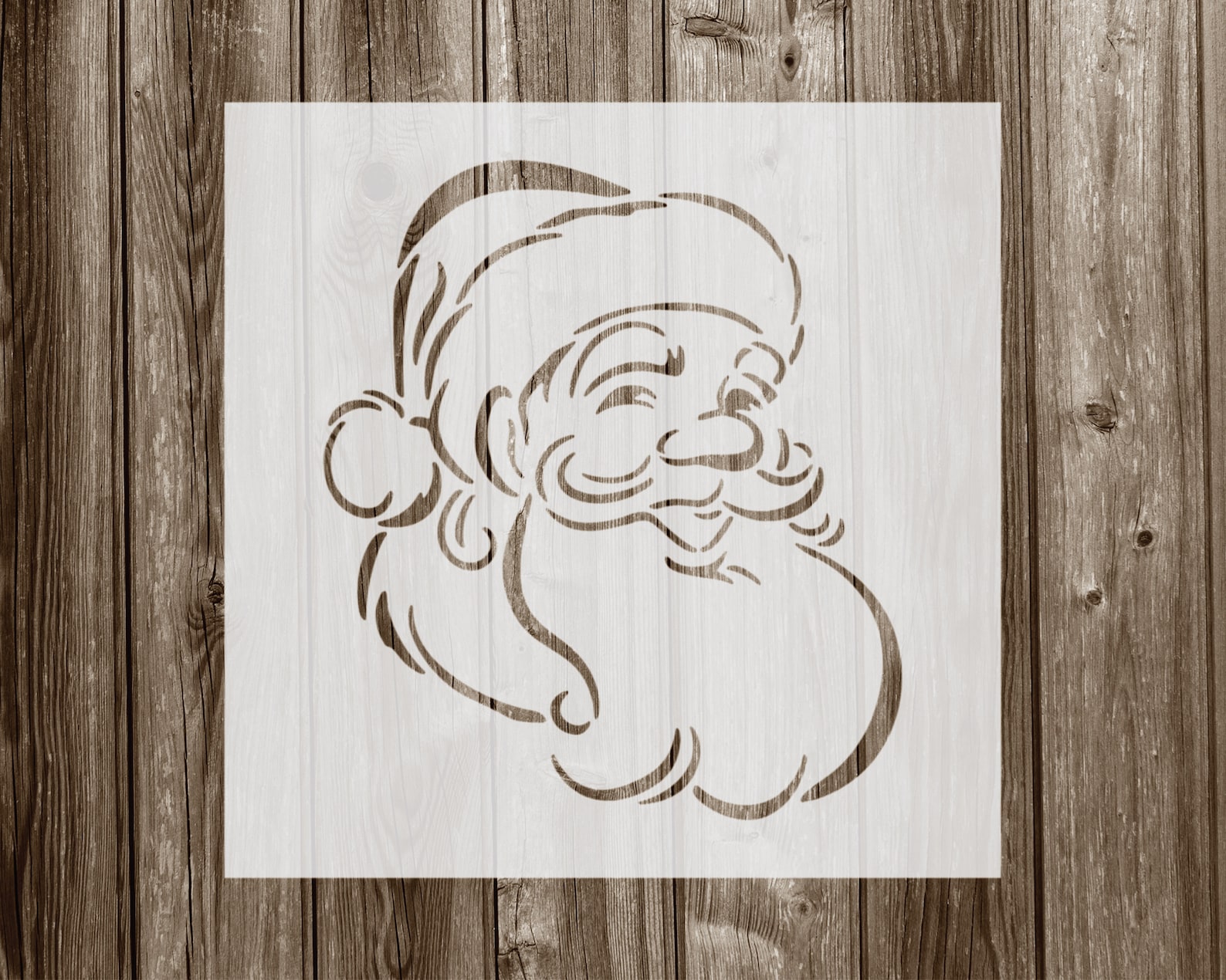 Santa Claus Stencil, Reusable Stencil for Painting, 913 - Etsy