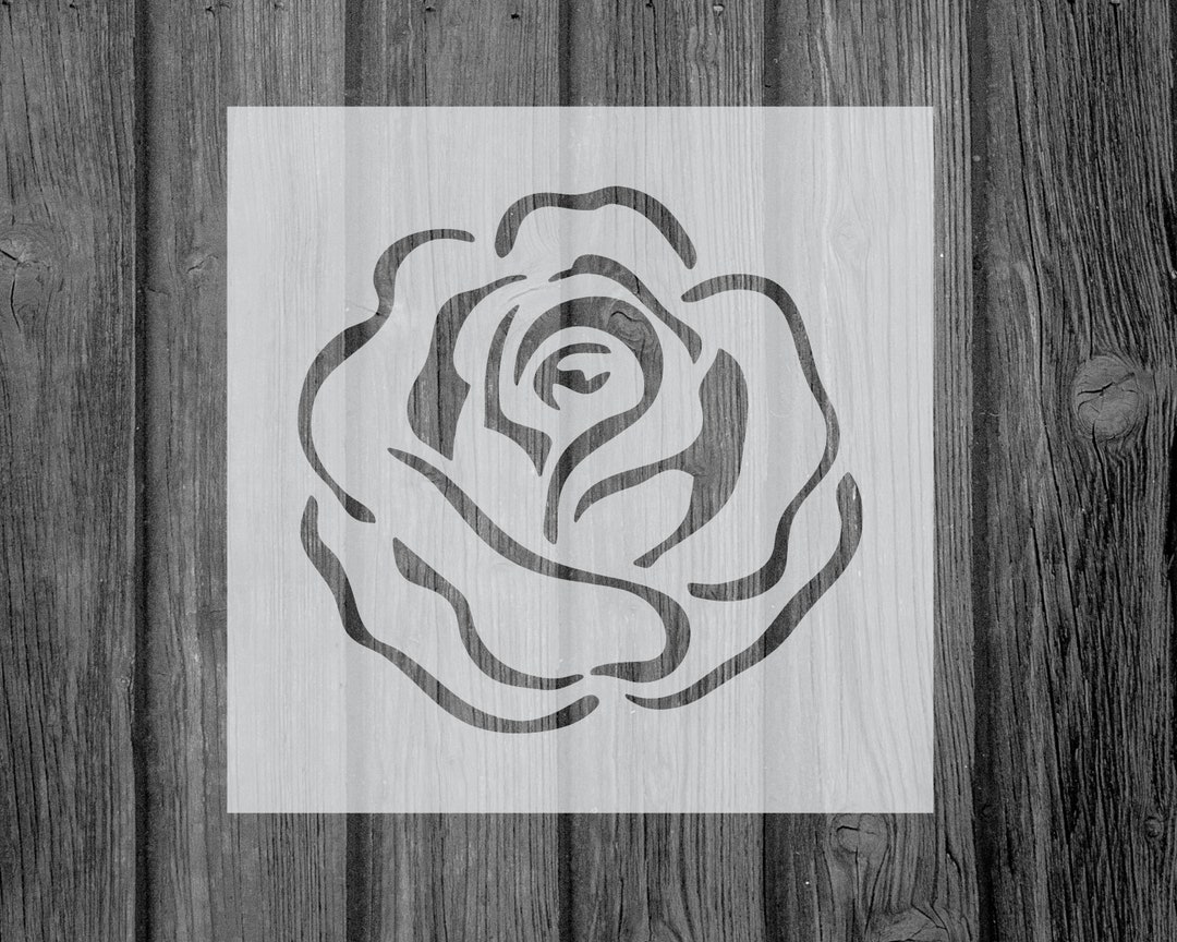 Rose Stencil, Reusable Stencil for Painting, 775 - Etsy