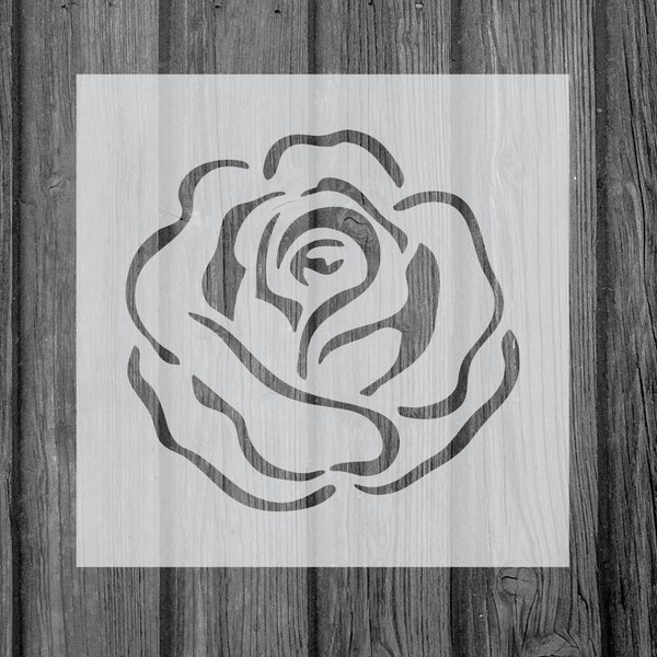 Rose Stencil - Etsy