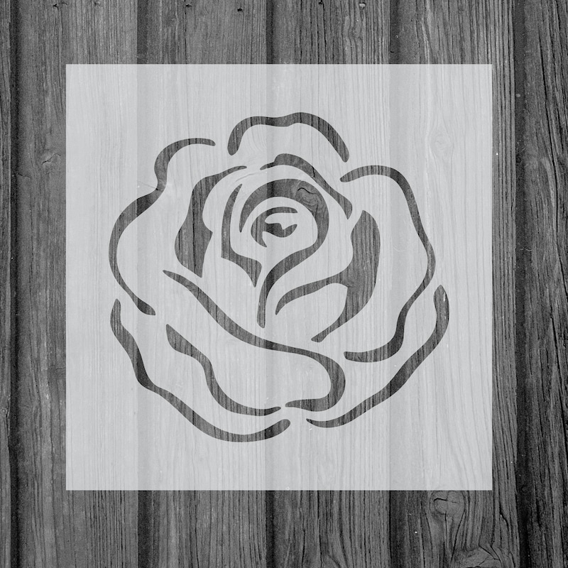 Rose Stencil - Etsy