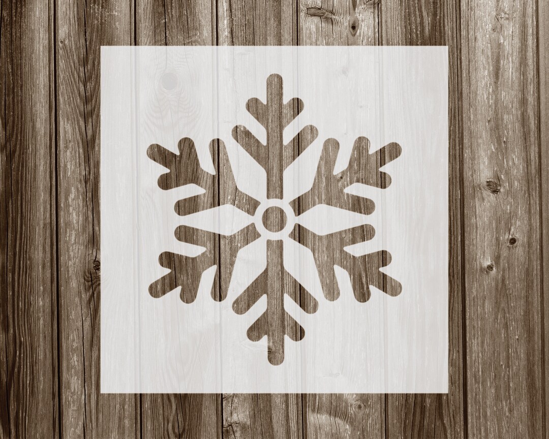 Snowflake Stencil, Reusable Stencil for Painting, 910 - Etsy