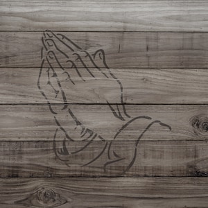Praying Hands Stencil, Reusable Stencil for Painting, 054 - Etsy