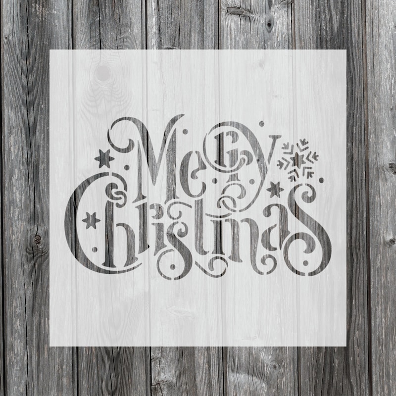 Christmas Stencils - Etsy