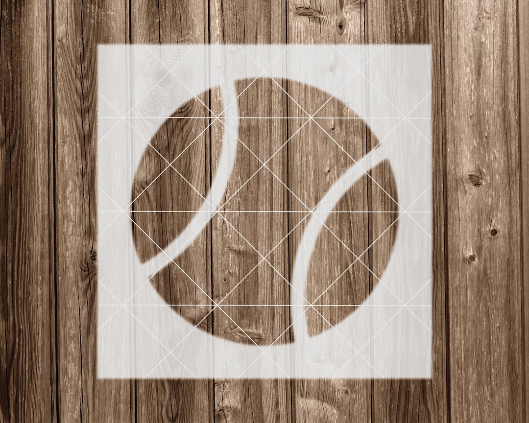 Tennis Ball Stencil, Reusable Stencil for Painting, 2147 - Etsy