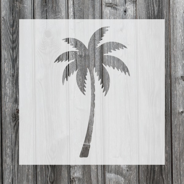 Palm Tree Stencil - Etsy