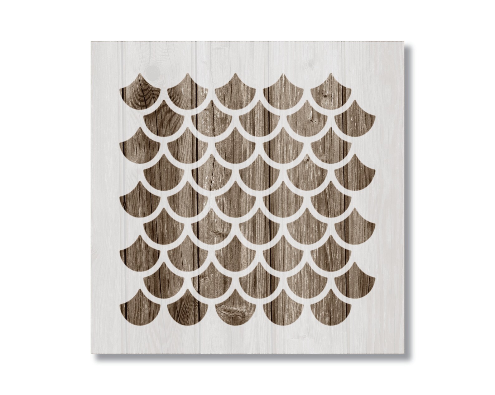 Fish Scales Pattern Stencil, Reusable Stencil for Painting, 1009 - Etsy