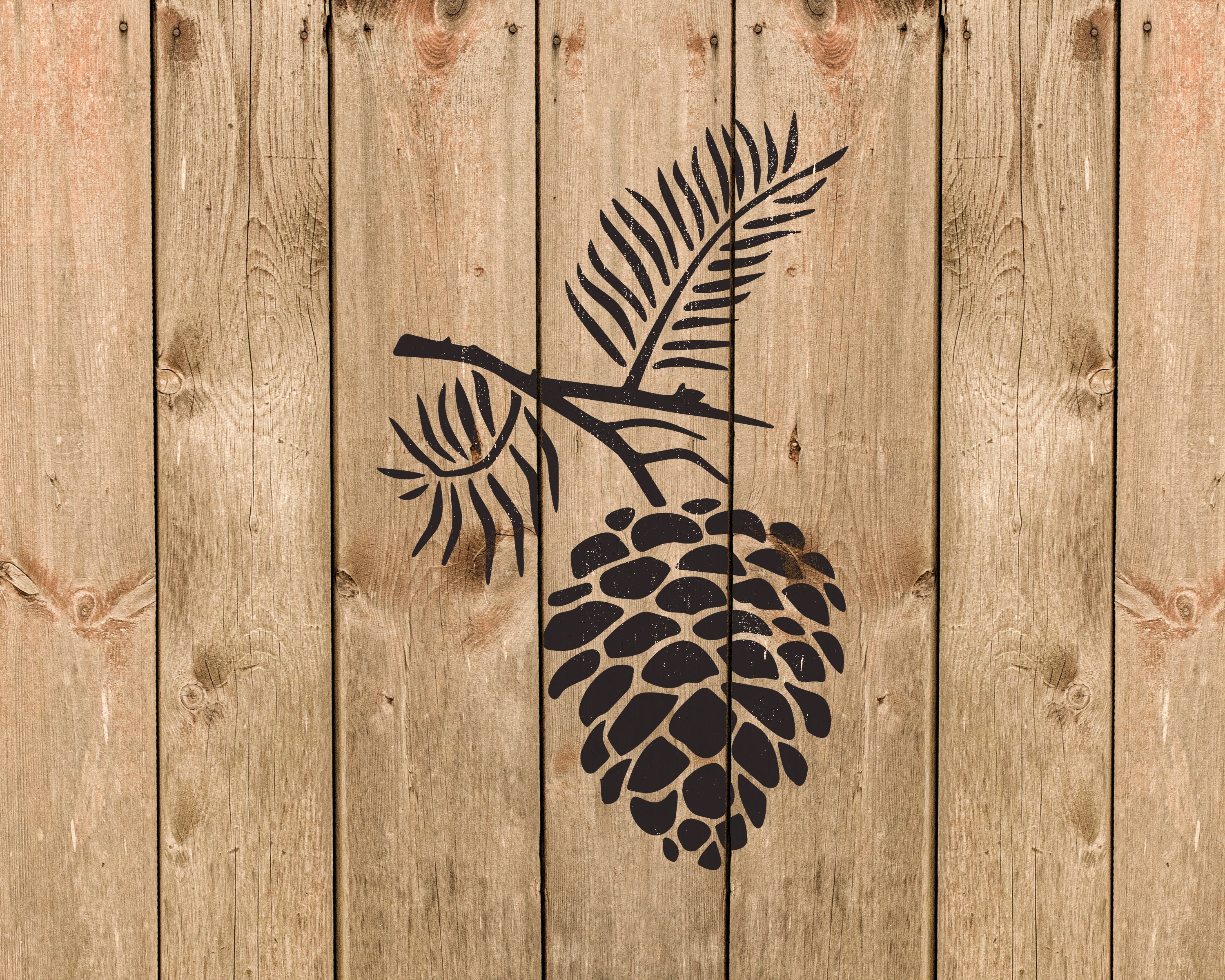 Pine Cone Stencil, Reusable Stencil for Painting, 281 - Etsy