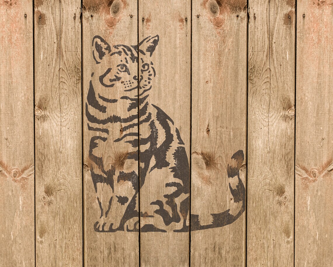 Cat Stencil, Reusable Stencil for Painting, 344 - Etsy