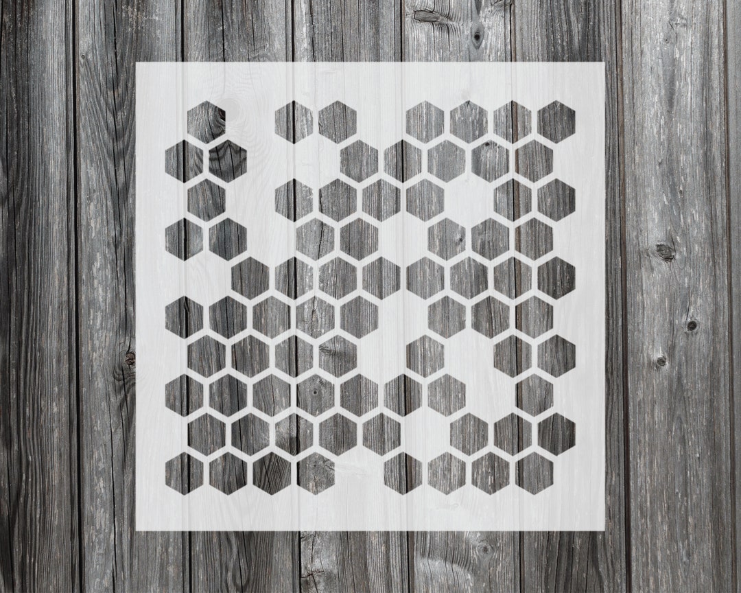 Honeycomb Pattern Stencil, Reusable Stencil for Painting, 154 - Etsy