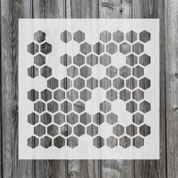 Hexagon Stencil - Etsy