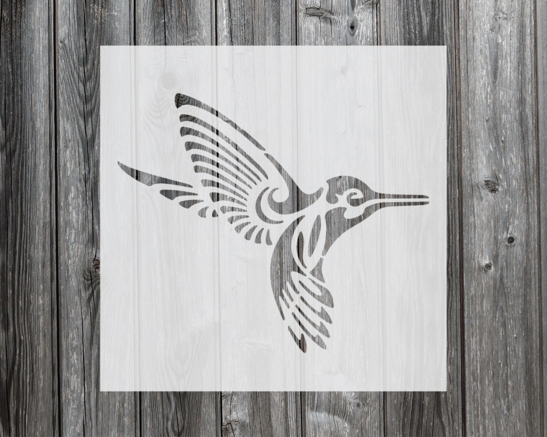 Hummingbird Stencil, Reusable Stencil for Painting, 780 - Etsy