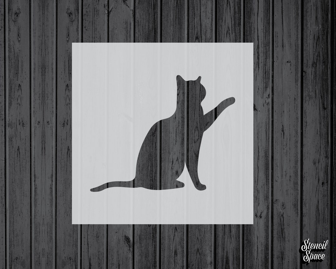 Cat Stencil, Reusable Mylar Craft Stencil for Painting, 115 - Etsy