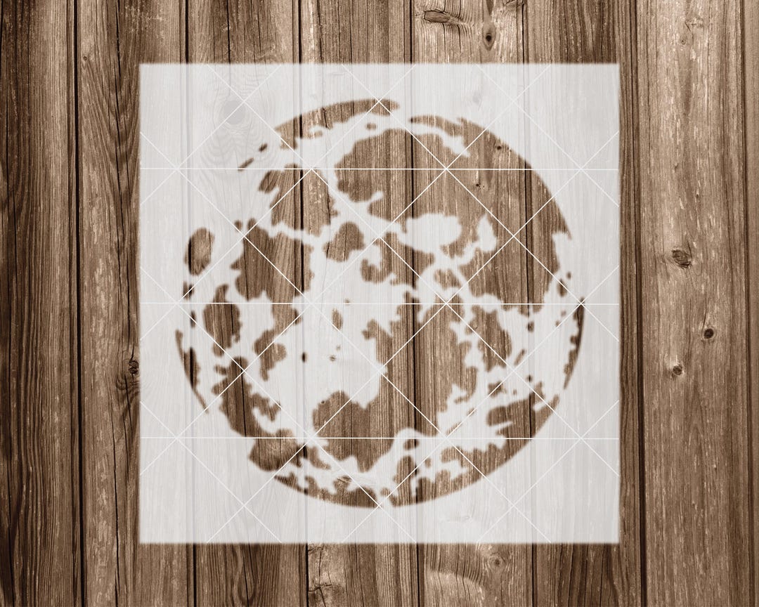 Moon Stencil, Reusable Stencil for Painting, 2216 - Etsy