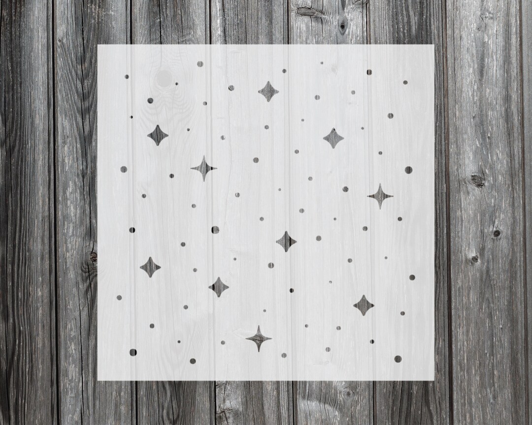Stars Stencil, Reusable Stencil for Painting, 1048 - Etsy