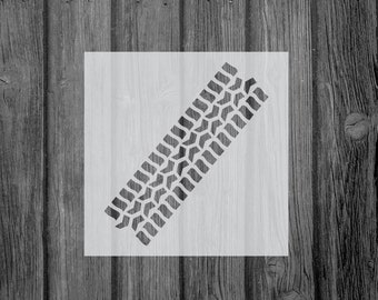 Tire Tracks Stencil Tire Track Stencil, Tire Stencil, Tire Tracks, Jeep ...