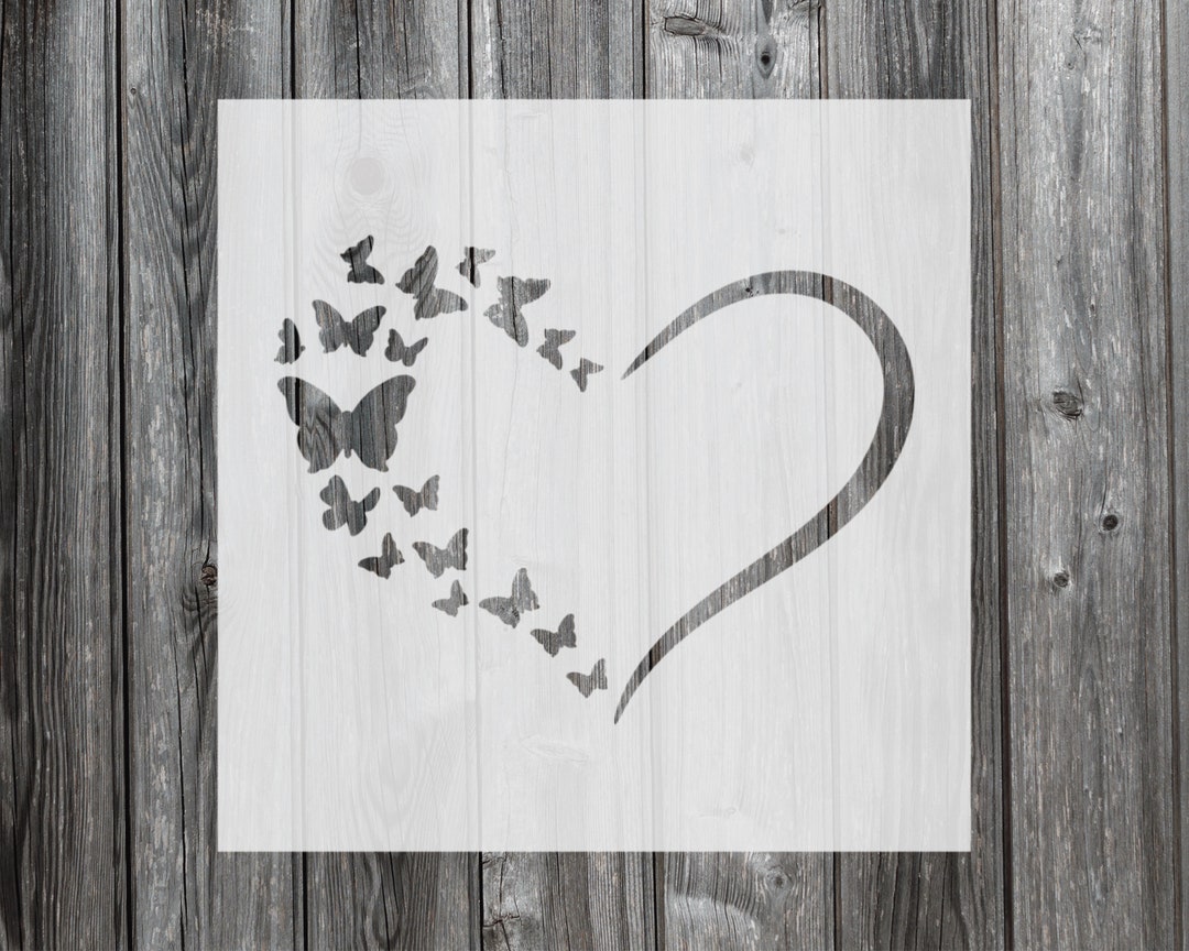 Heart Stencil, Reusable Stencil for Painting, 699 - Etsy