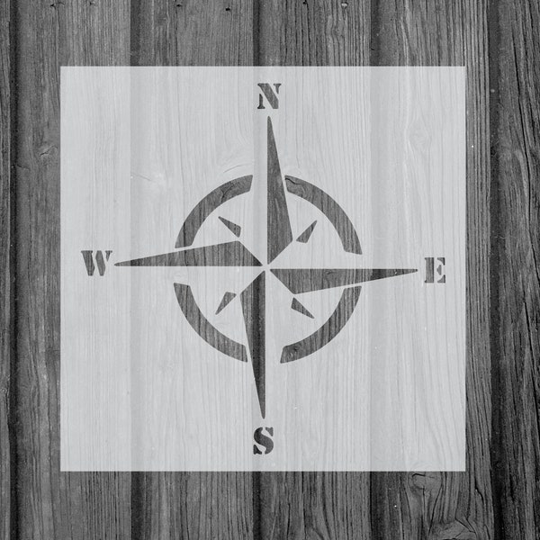 Compass Stencil - Etsy