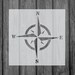 Compass Stencil, Reusable Stencil for Painting, 802 - Etsy