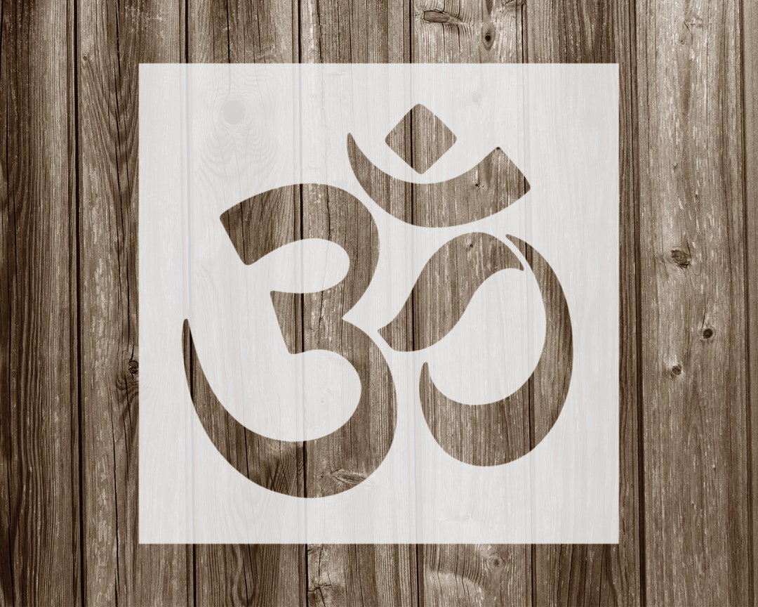 Om Stencil, Reusable Stencil for Painting, 214 - Etsy