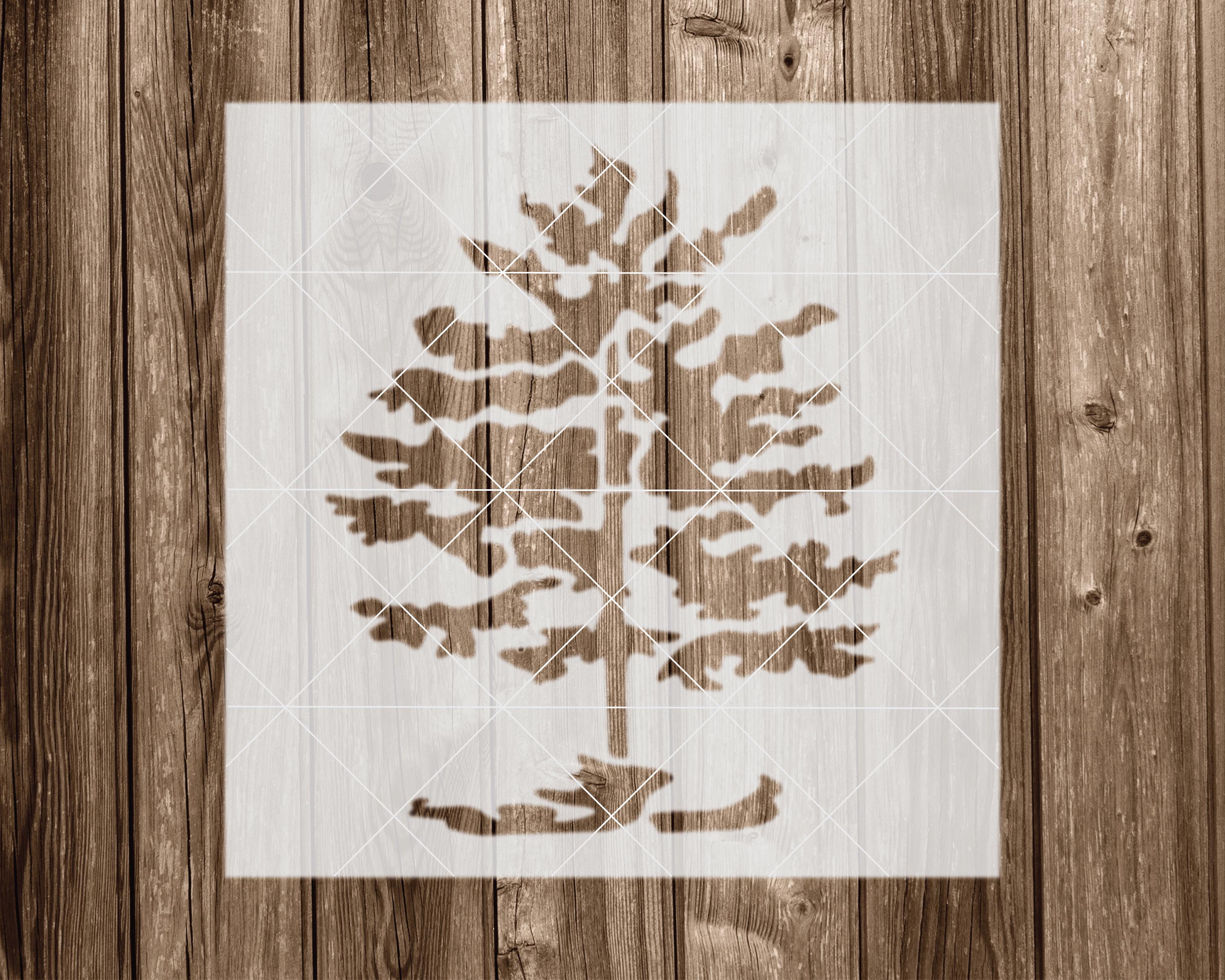 Tree Stencil, Reusable Stencil for Painting, 2181 - Etsy