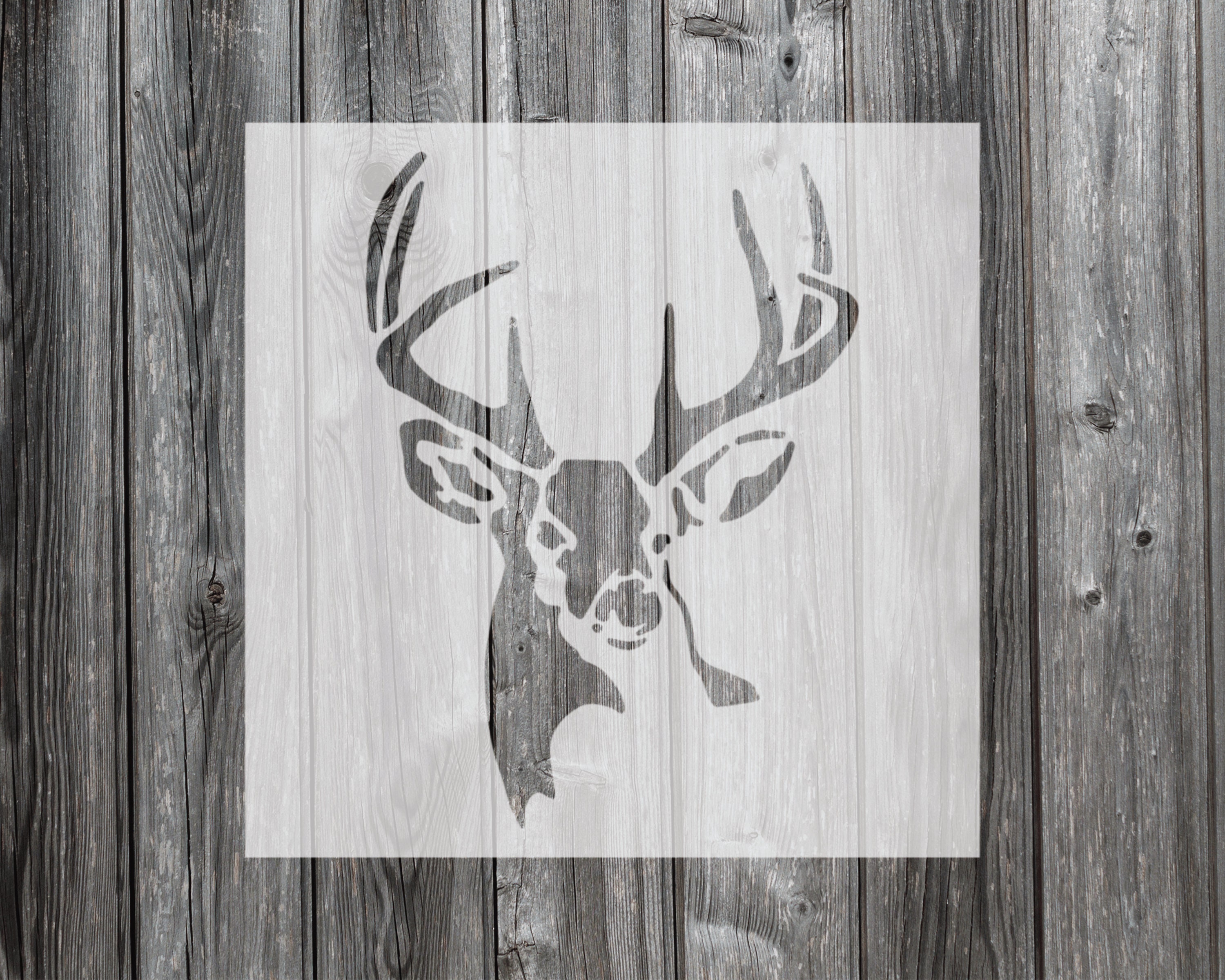 Deer Head Stencils
