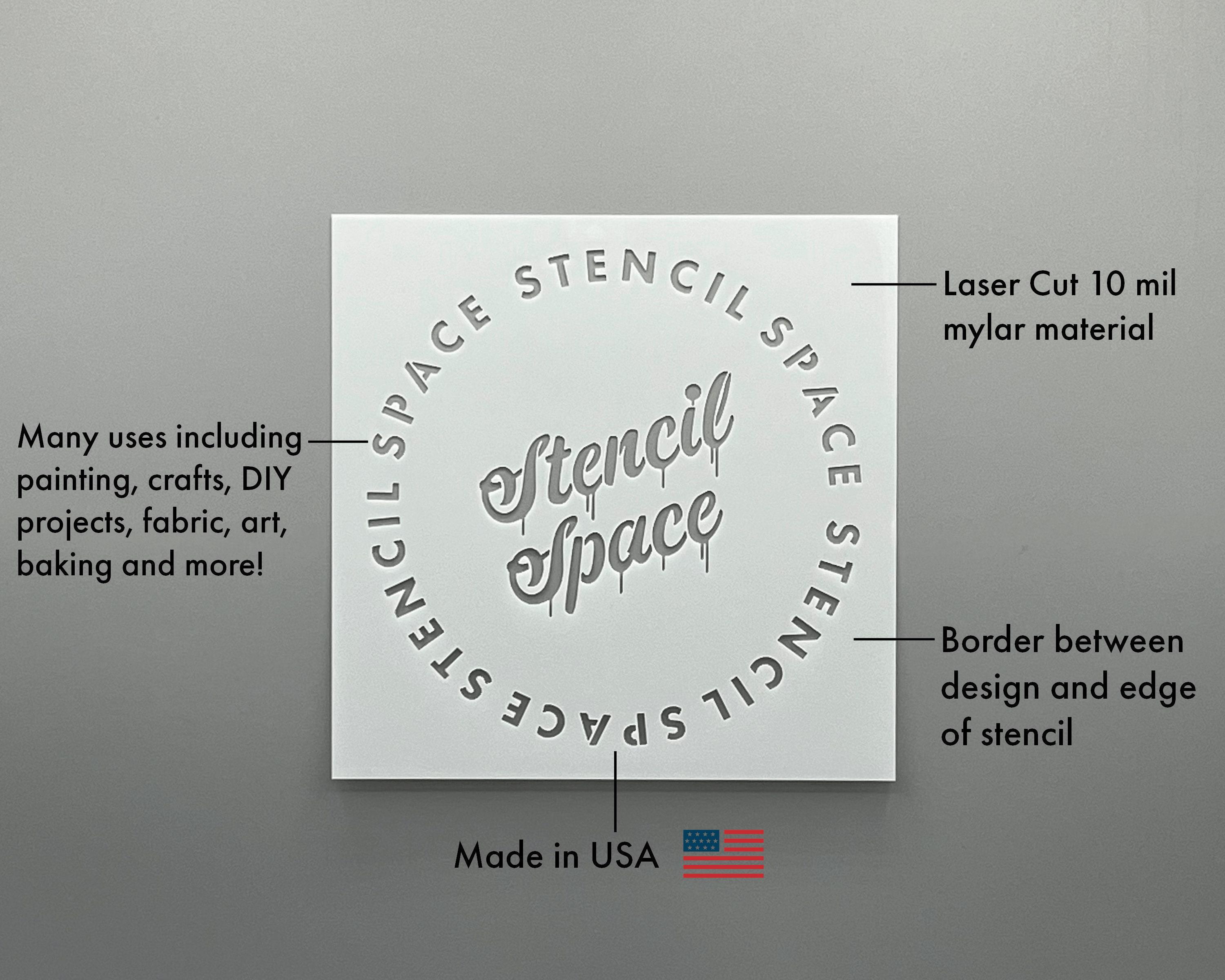Moon Stencil, Reusable Stencil for Painting, 642 - Etsy