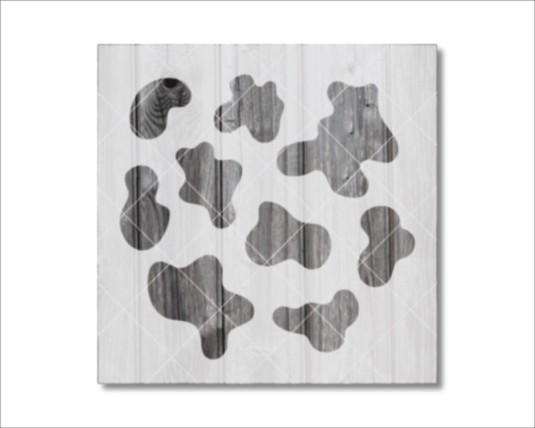 Cow Print Stencil, Reusable Stencil for Painting, 1058 - Etsy