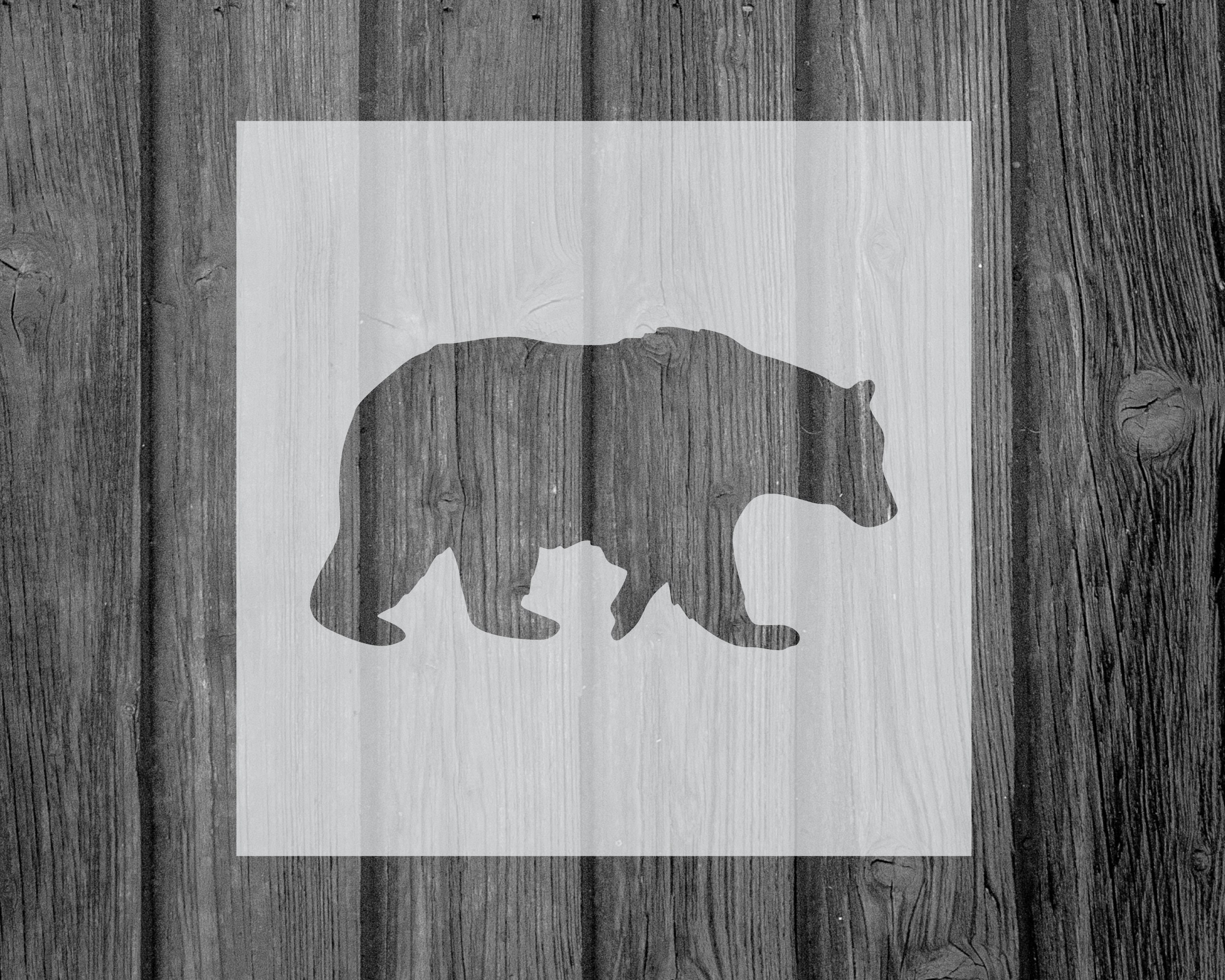 Black Bear Stencil