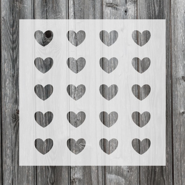 Heart Stencil - Etsy