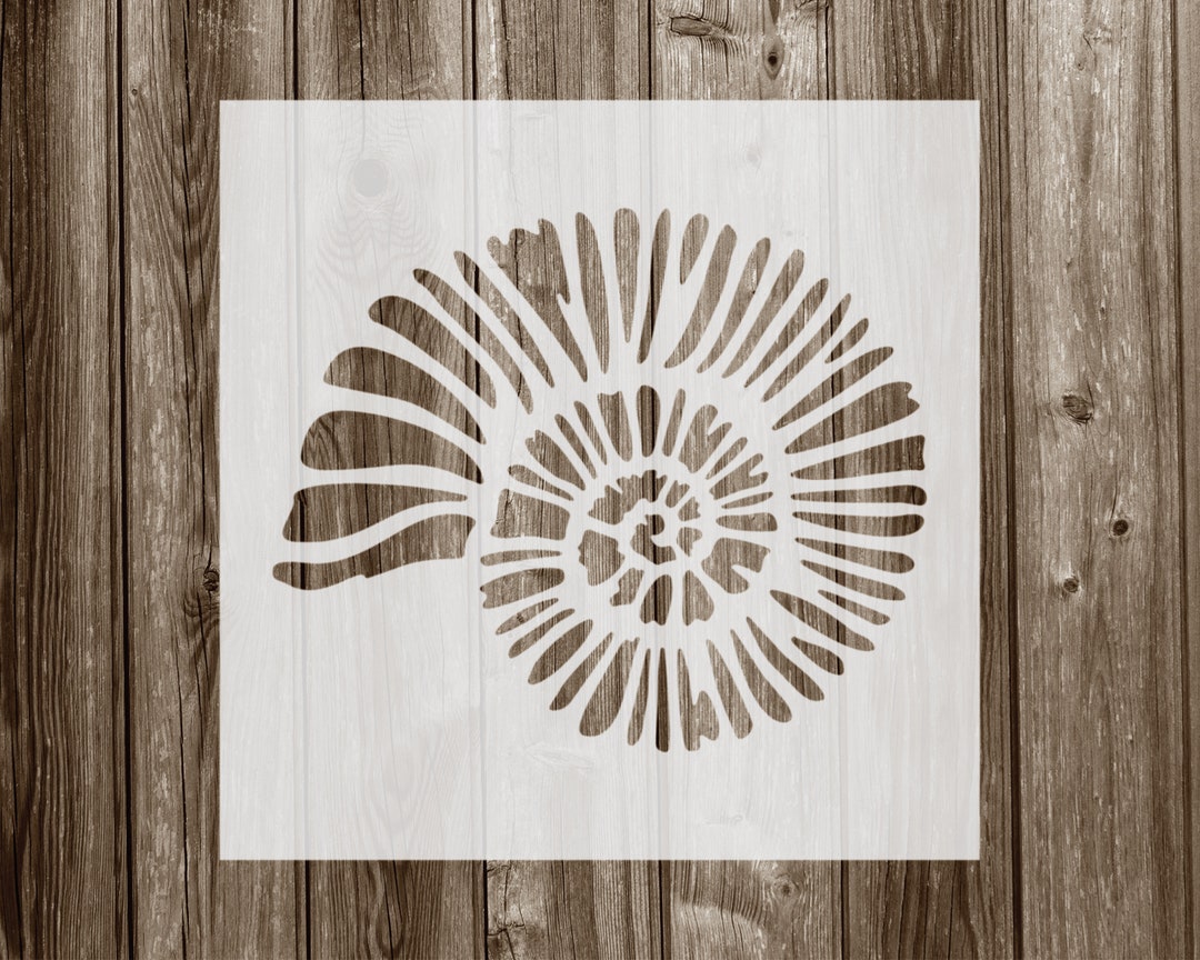 Seashell Stencil, Reusable Stencil for Painting, 960 - Etsy