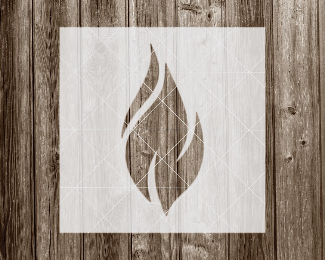 Flame Stencil, Reusable Stencil for Painting, 1100 - Etsy