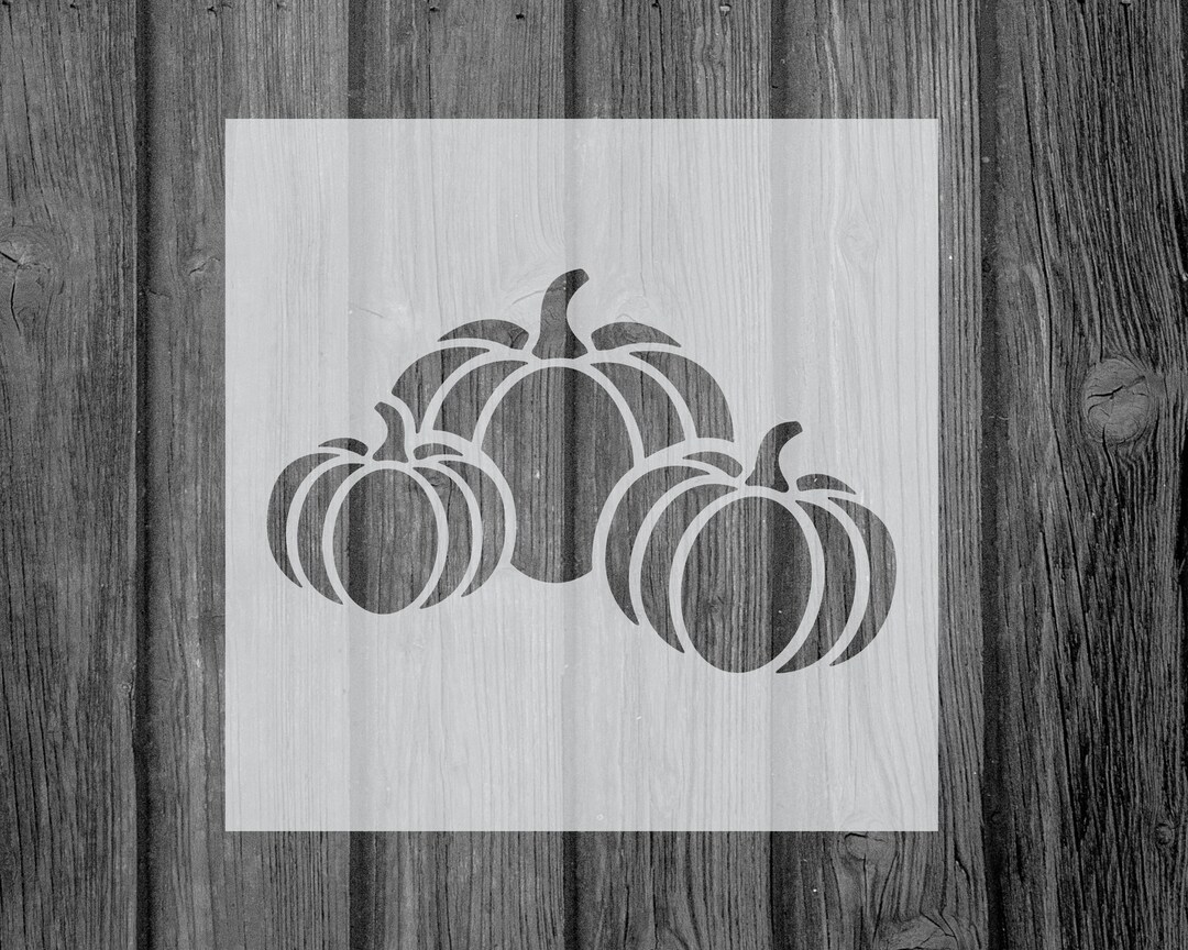 Pumpkins Stencil, Reusable Stencil for Painting, 827 - Etsy