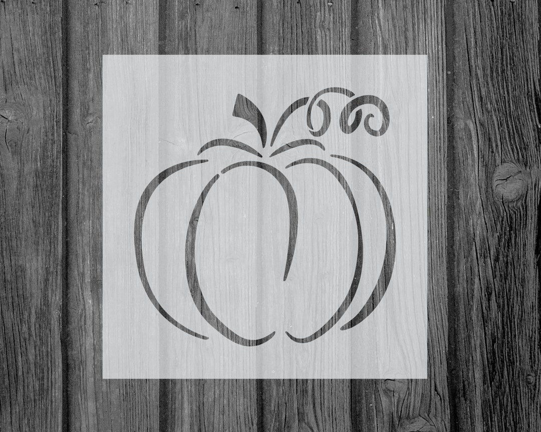 Pumpkin Stencil, Reusable Stencil for Painting, 818 - Etsy