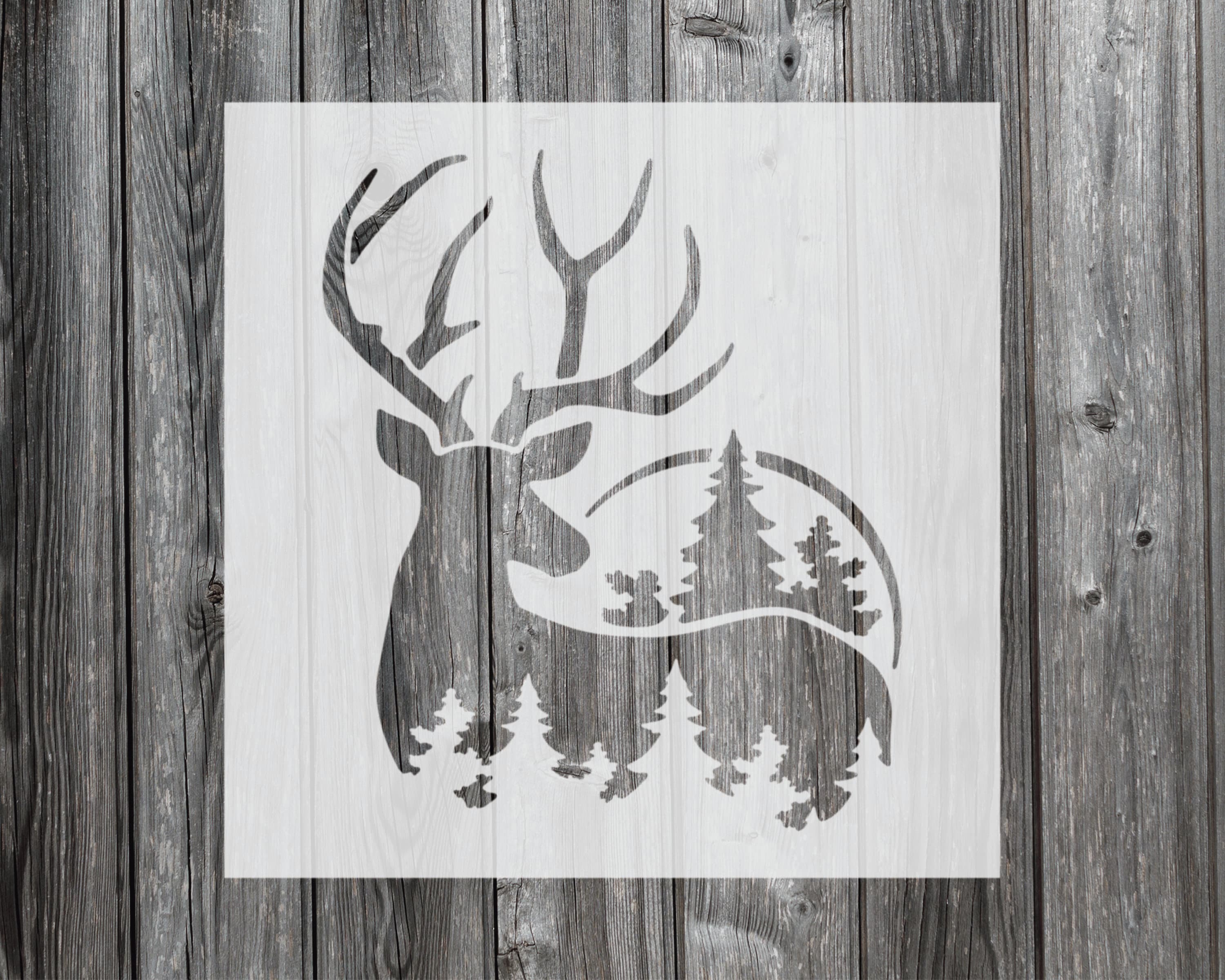 Deer Stencil, Reusable Stencil for Painting, 944 - Etsy