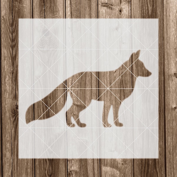 Fox Stencil - Etsy