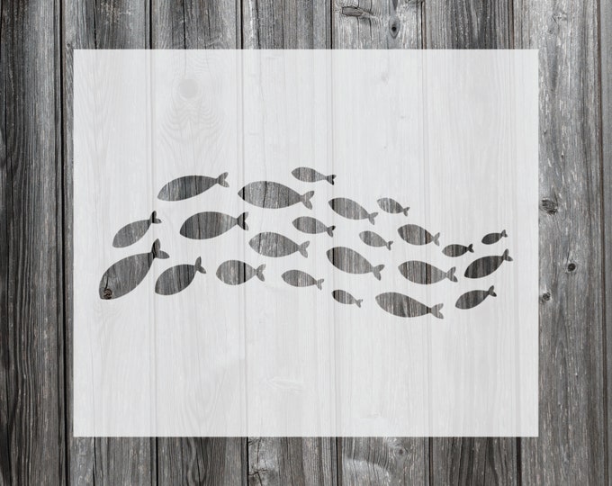 Fish Stencil, Reusable Fish Stencil, Art Stencil DIY Craft Stencil ...