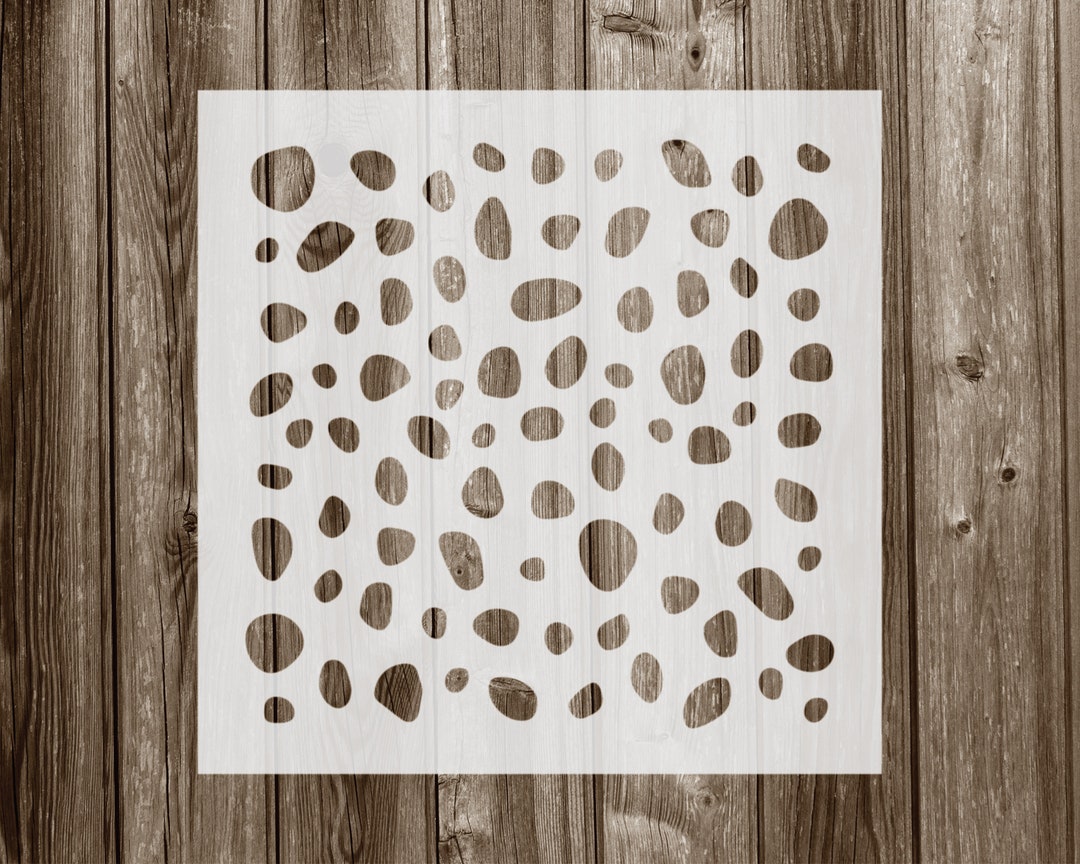 Spots Pattern Stencil, Reusable Stencil for Painting, 1042 - Etsy