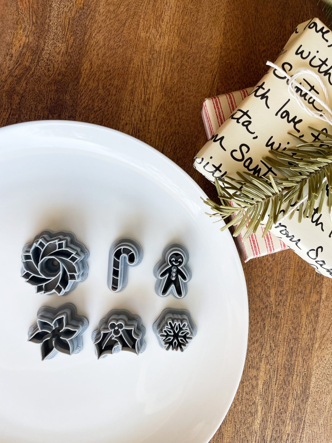 Christmas Festive Cutter Pack - Clay Cutter for Polymer Clay, Christmas ...