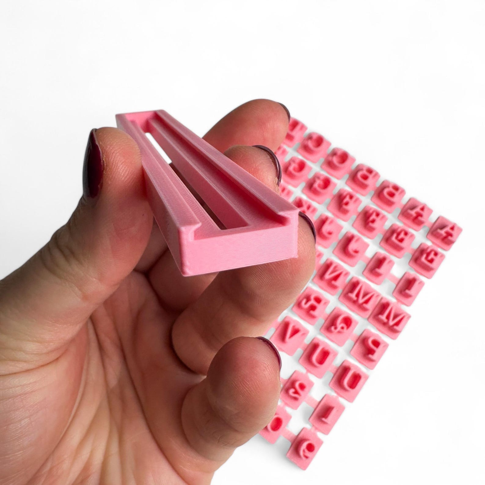 Letter Stamps (includes Stamper)- Alphabet Stamps, Clay Letters ...