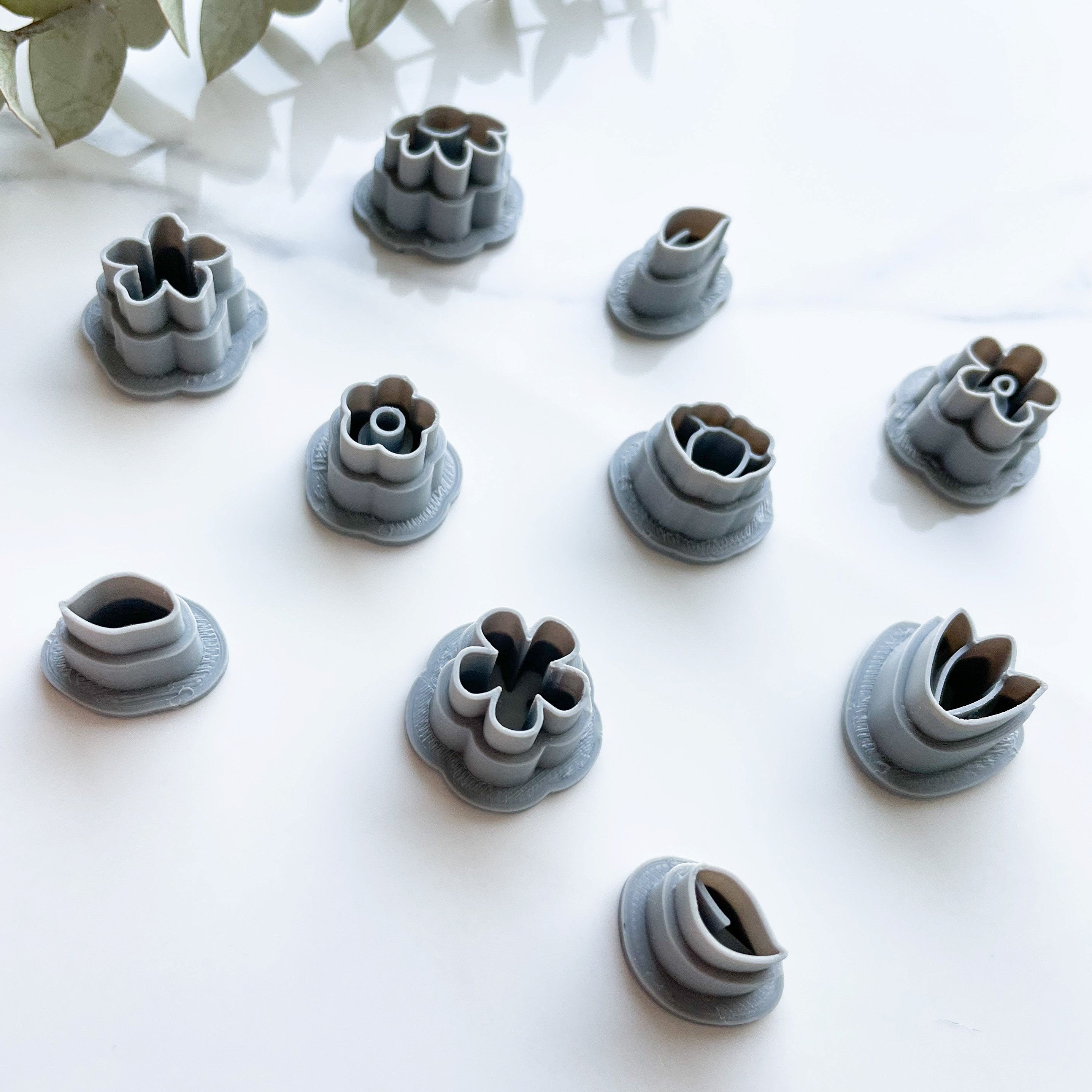 Mini Flower Floral Polymer Clay Cutters Micro Stud Pack Set of - Etsy
